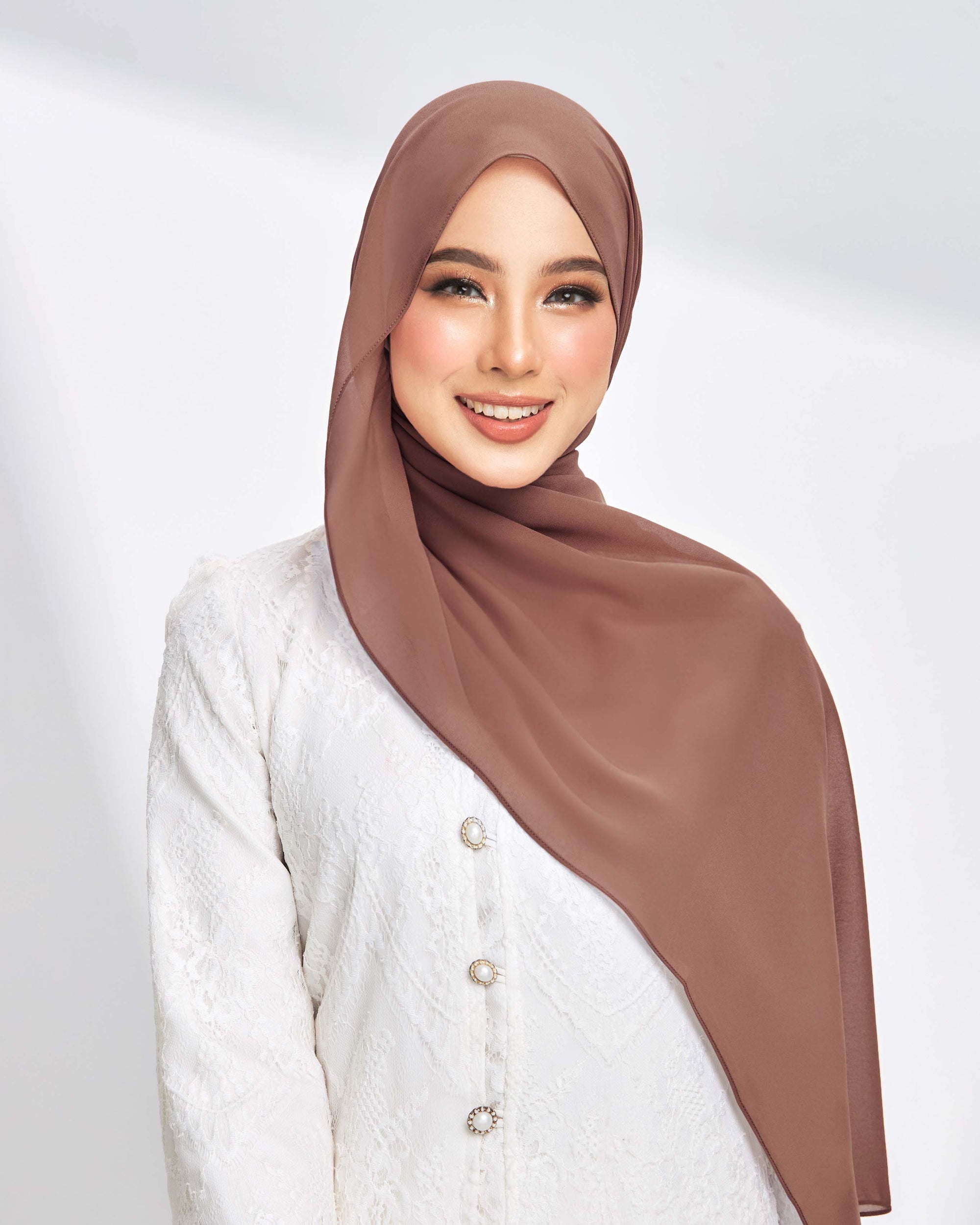 Talya Chiffon Silk Shawl – Tudungruffle