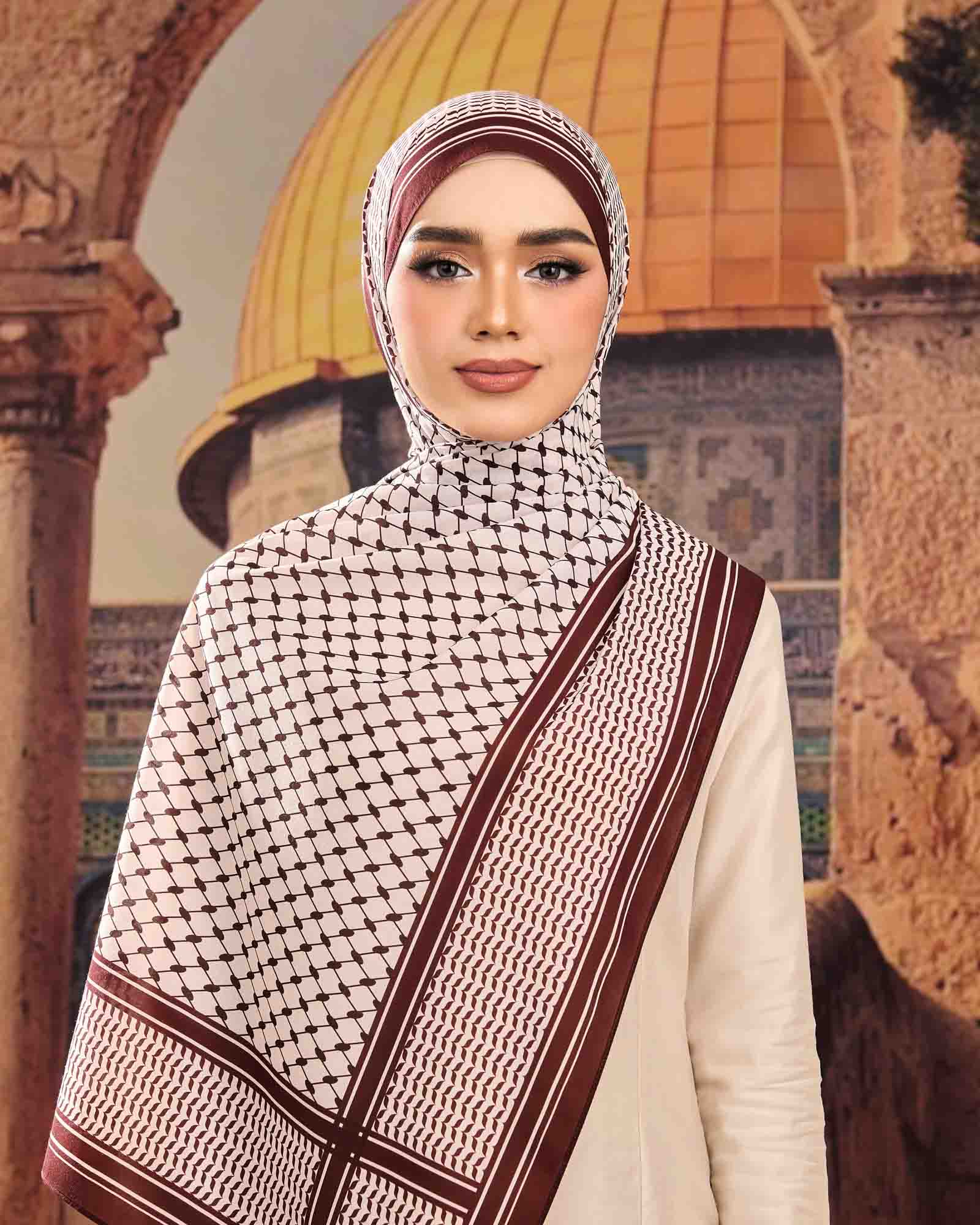 Kaffiyeh in Love Shawl – Tudungruffle